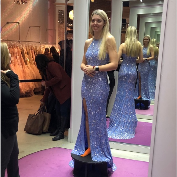 Sherri Hill | Dresses | Sherri Hill 5344 Periwinkle Prom Dress | Poshmark